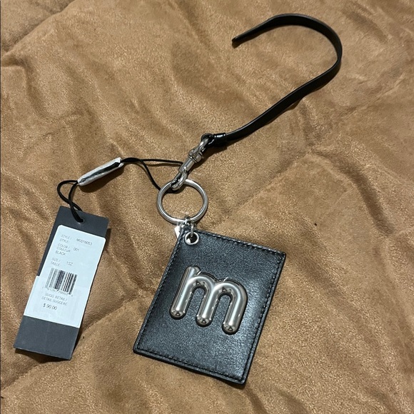 Marc Jacobs | Accessories | Marc Jacobs Black Key Holder With Silver ...